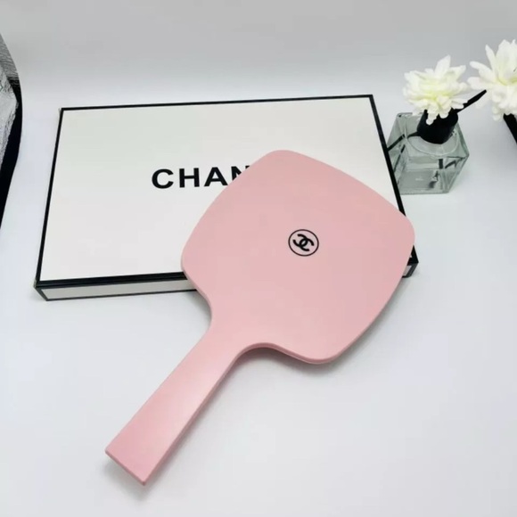 CHANEL | Accessories | Chanel Pink Hand Mirror | Poshmark